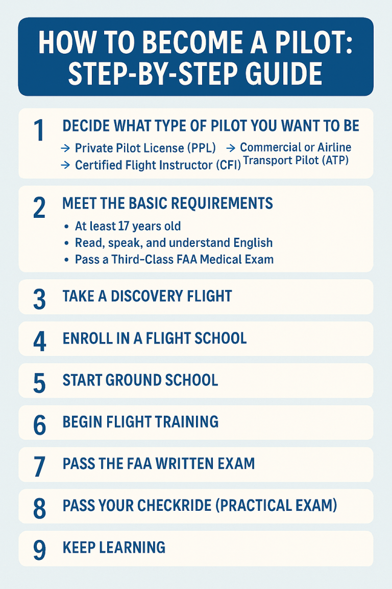 How to Become a Pilot: Step-by-Step Guide – Aviate Flight School